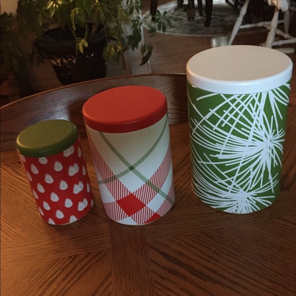Holiday | Tin Canister Set | Poshmark